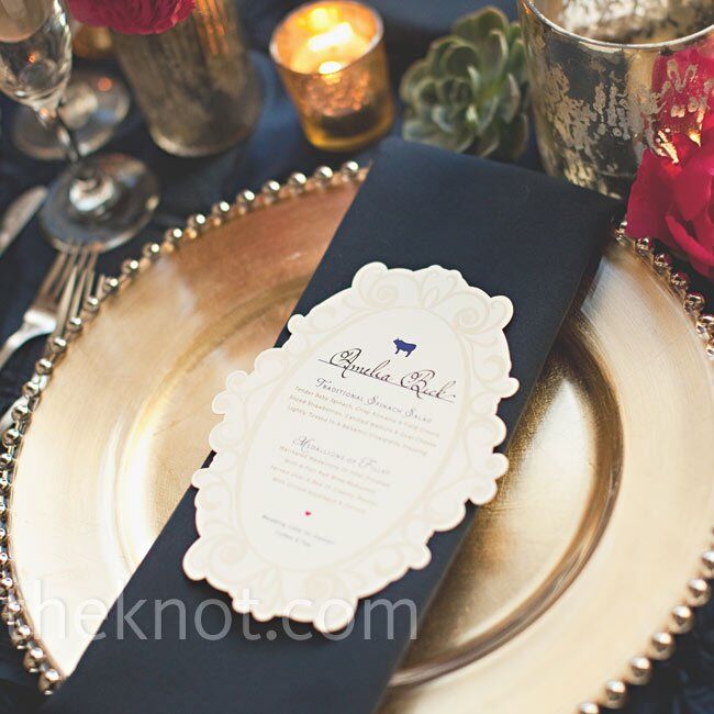 Silhouette Menu Cards